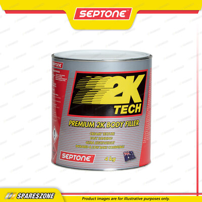 Septone 2K Tech Premium 2K Body Filler 4Kg Lightweight Body Filler | eBay