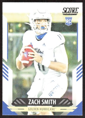 2021 4840B Score Zach Smith Rookie Tulsa Golden Hurricane #317 | eBay