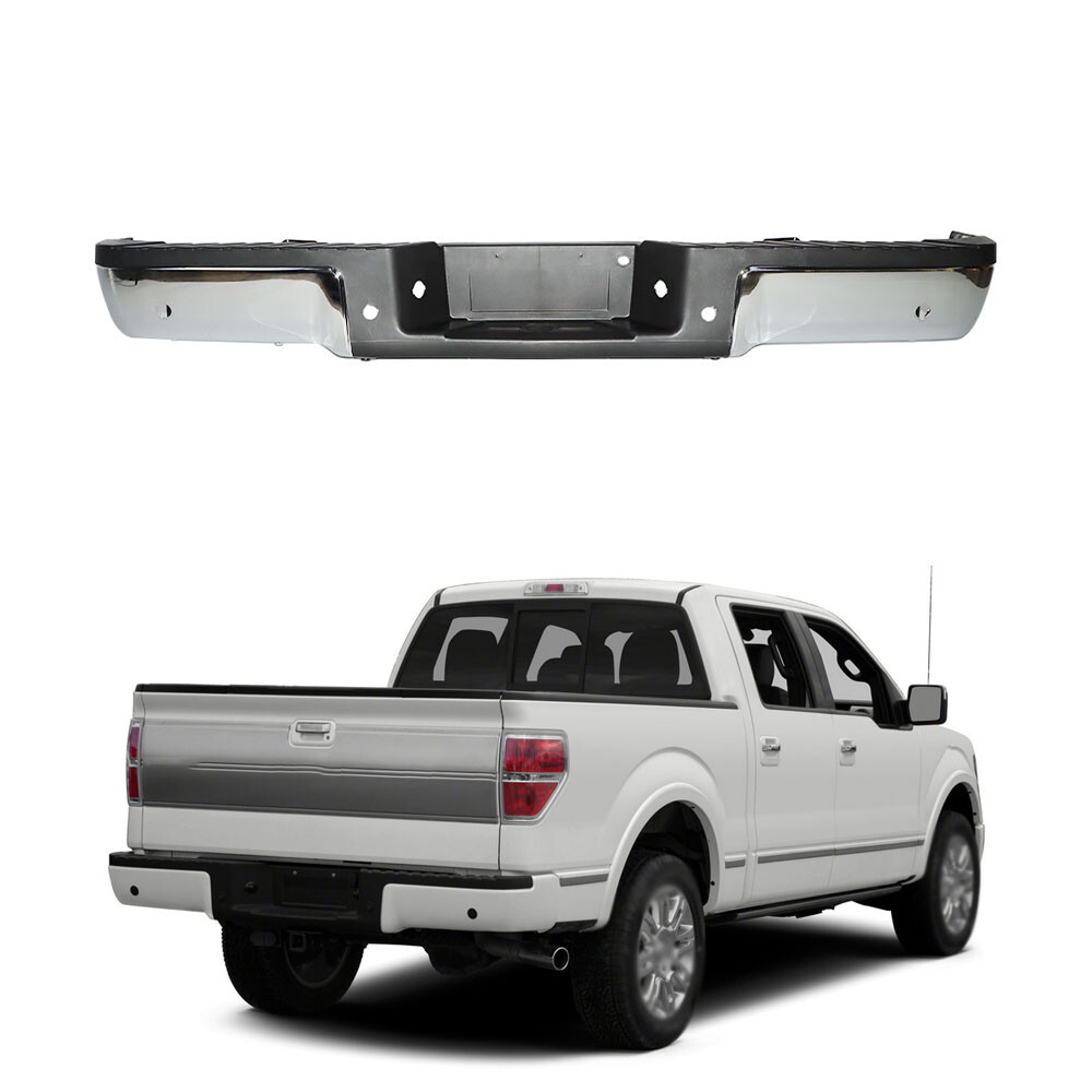 Steel Rear Bumper Assembly For 2009-2014 Ford F150 Styleside With ...