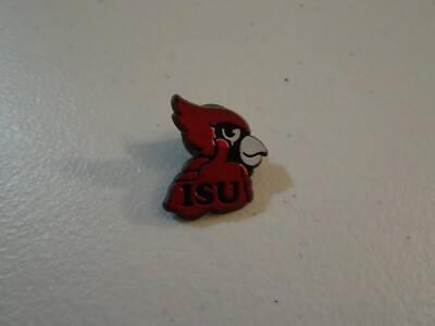 Illinois State University ISU Cardinals Football Team Plastic lapel pin ...
