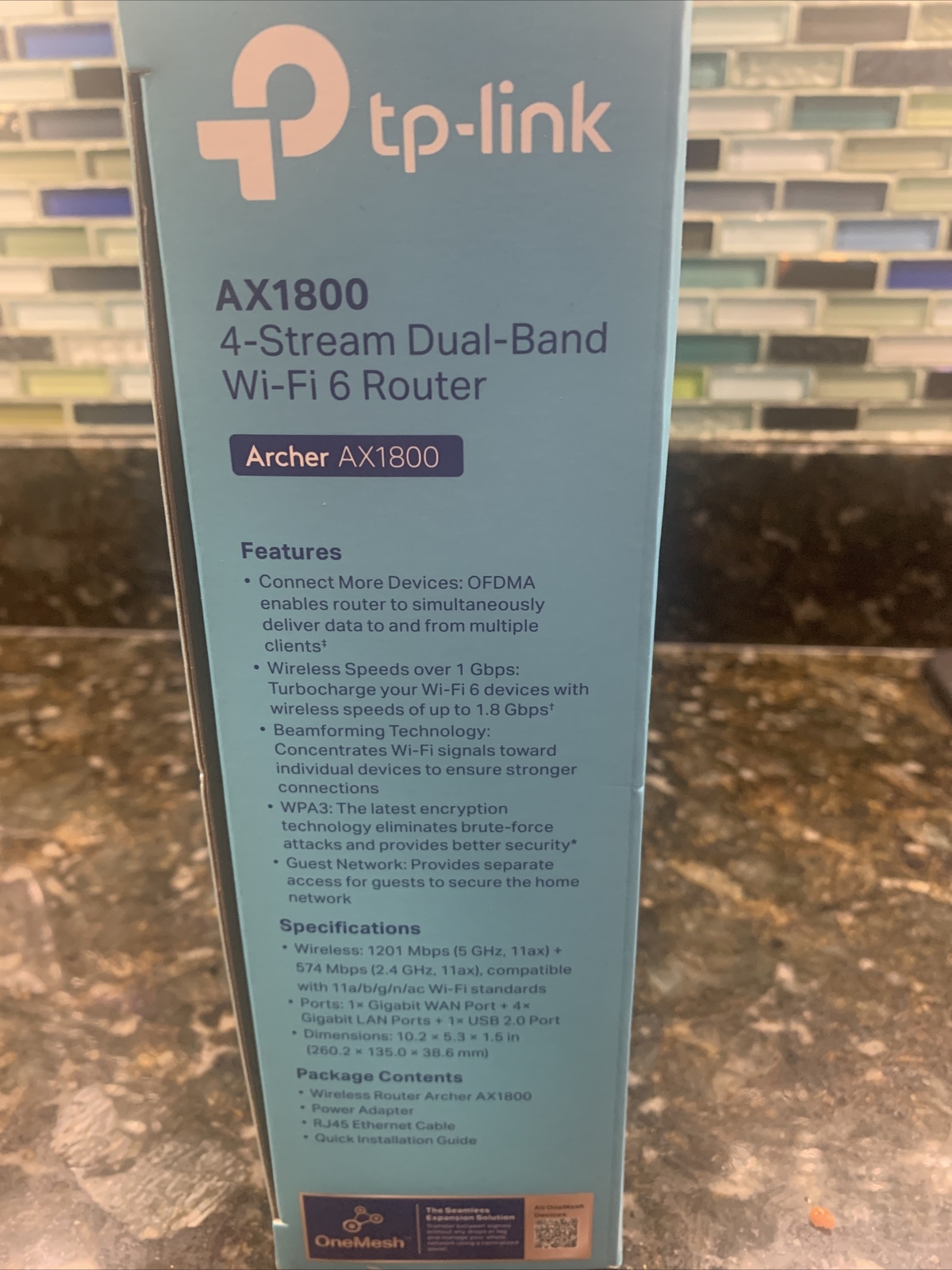 TP-Link AX1800 Works with Alexa Dual Band Gigabit Router - Black for ...
