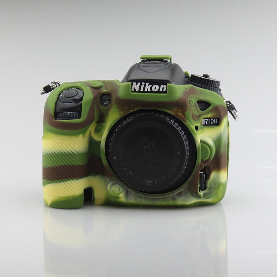 Silicone Camera Body Cover Case Skin For Nikon D5500 D5600 D7500 D7200 ...