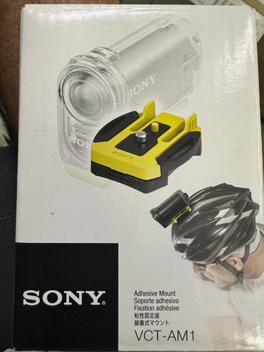 Genuine Sony VCT-AM1 Attachment Buckle w Adhesive Mounts for Action Cams NEW | eBay