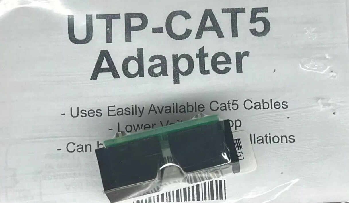 NCE CAB BUS ADAPTER CONVERT RJ12 6 wire to CAT 5 8 wire - HO Scale ...