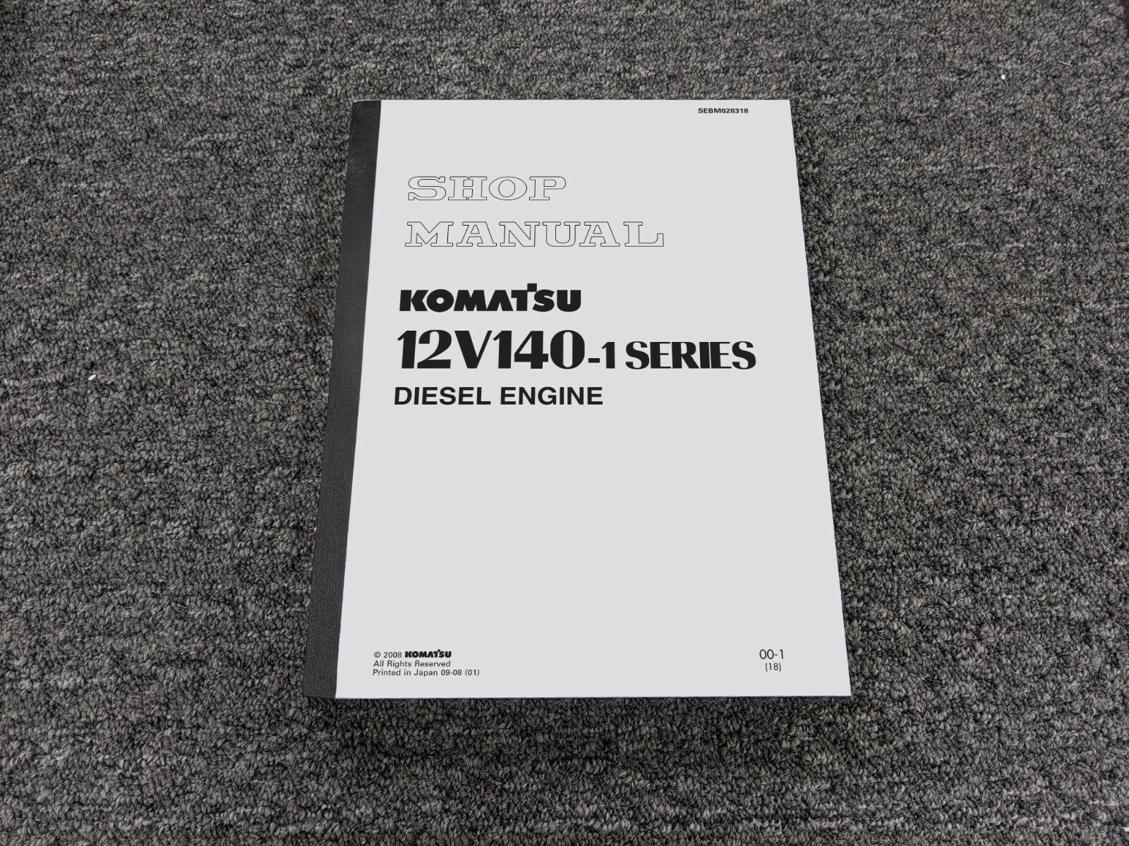 Komatsu 12V140-1 Series Diesel Engine Shop Service Repair Manual | eBay