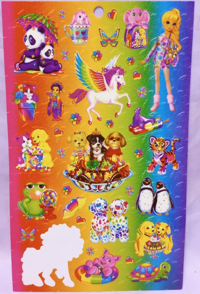 Lisa Frank 90s Stickers Clipart Full Size Clipart 1465298 Pinclipart