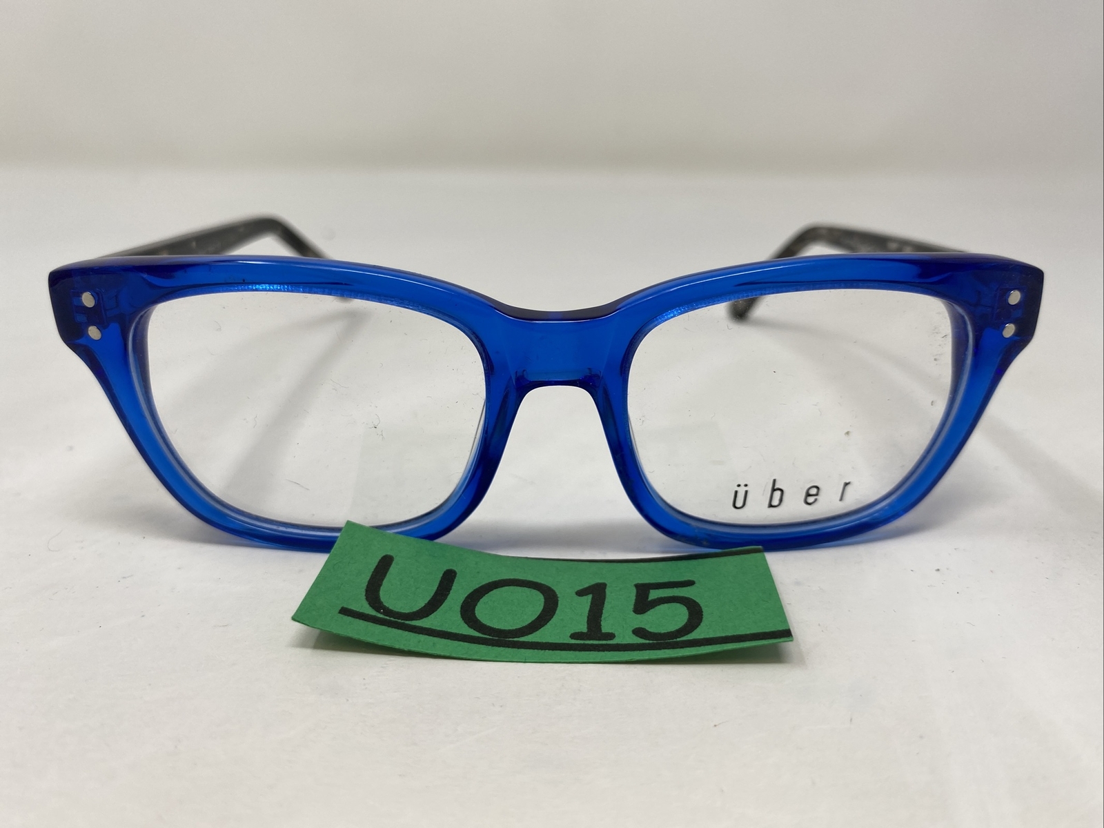 Über AUSTIAN Blue/Demi Black 46-17-130 Plastic Full Rim Eyeglasses ...