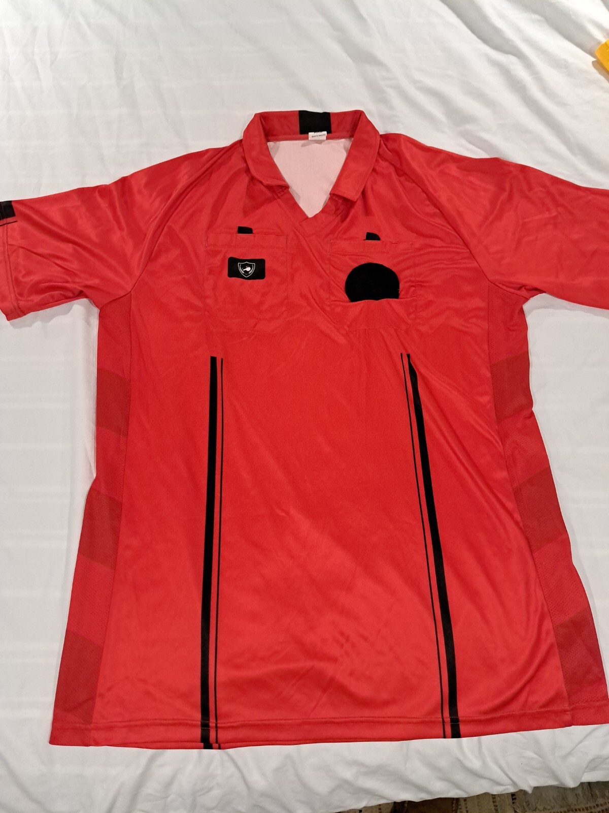 3pc Soccer Ref Official Pro Referee Soccer Jersey 1ea Black Blue Red ...