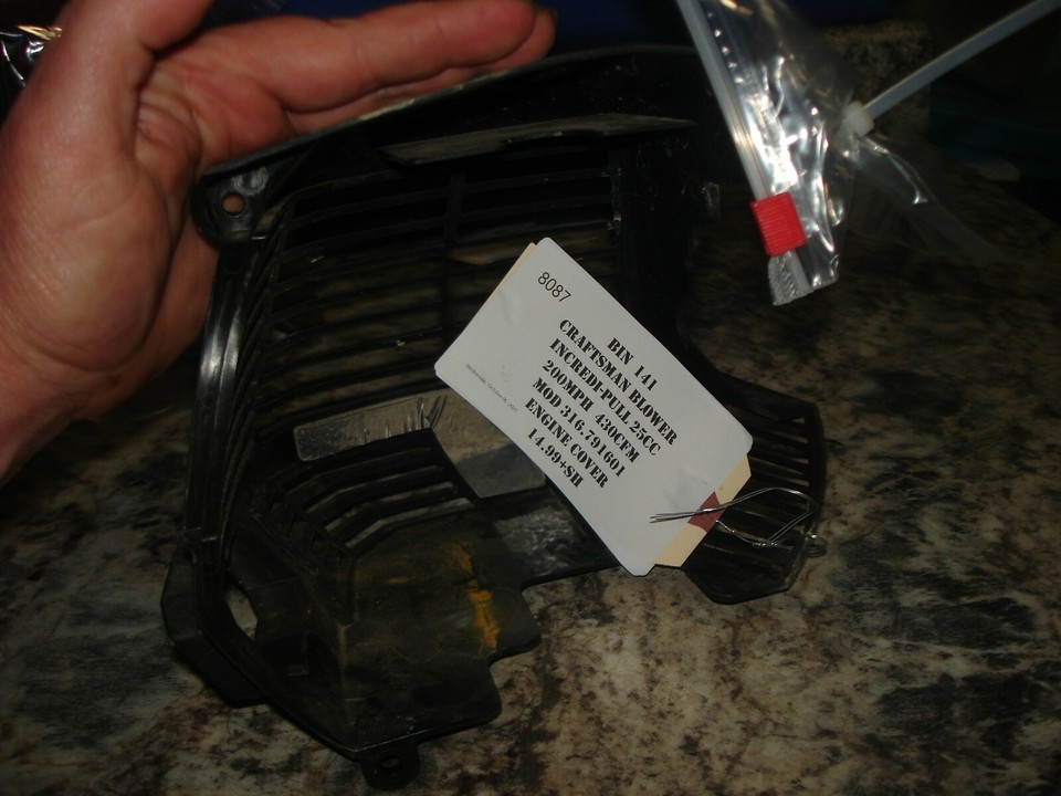 Craftsman incredi-pull 25cc 200mph engine cover blower part only Bin ...
