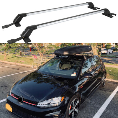 For VW JETTA GOLF MK6 MK7 Roof Rack Cross Bar Aluminum Luggage Carrier ...