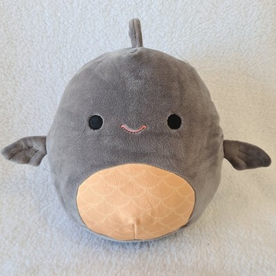 Squishmallows 8" inch Khalil The Black & Gold Karasu Koi Fish Sealife ...