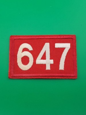 Troop Number 647 Red & White Patch BSA Scouts America | eBay