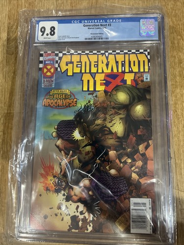 Generation Next 3 CGC 9.8 Newsstand Variant Rare Marvel 1995 Graded ...