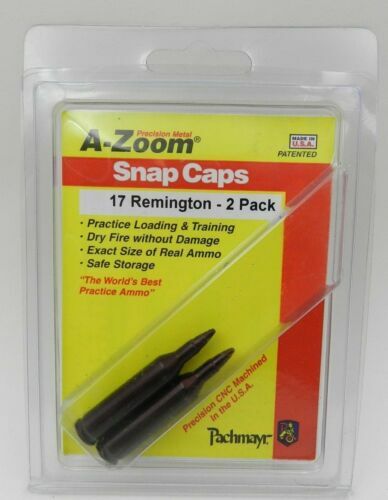A-ZOOM Action Proving Dummy Round Snap Cap 17 REMINGTON 2- Pack 12217 ...