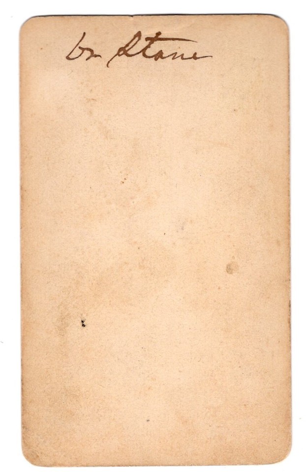 1870s Victorian Man Beard Mustache Signed ID Oval Masked CDV | eBay