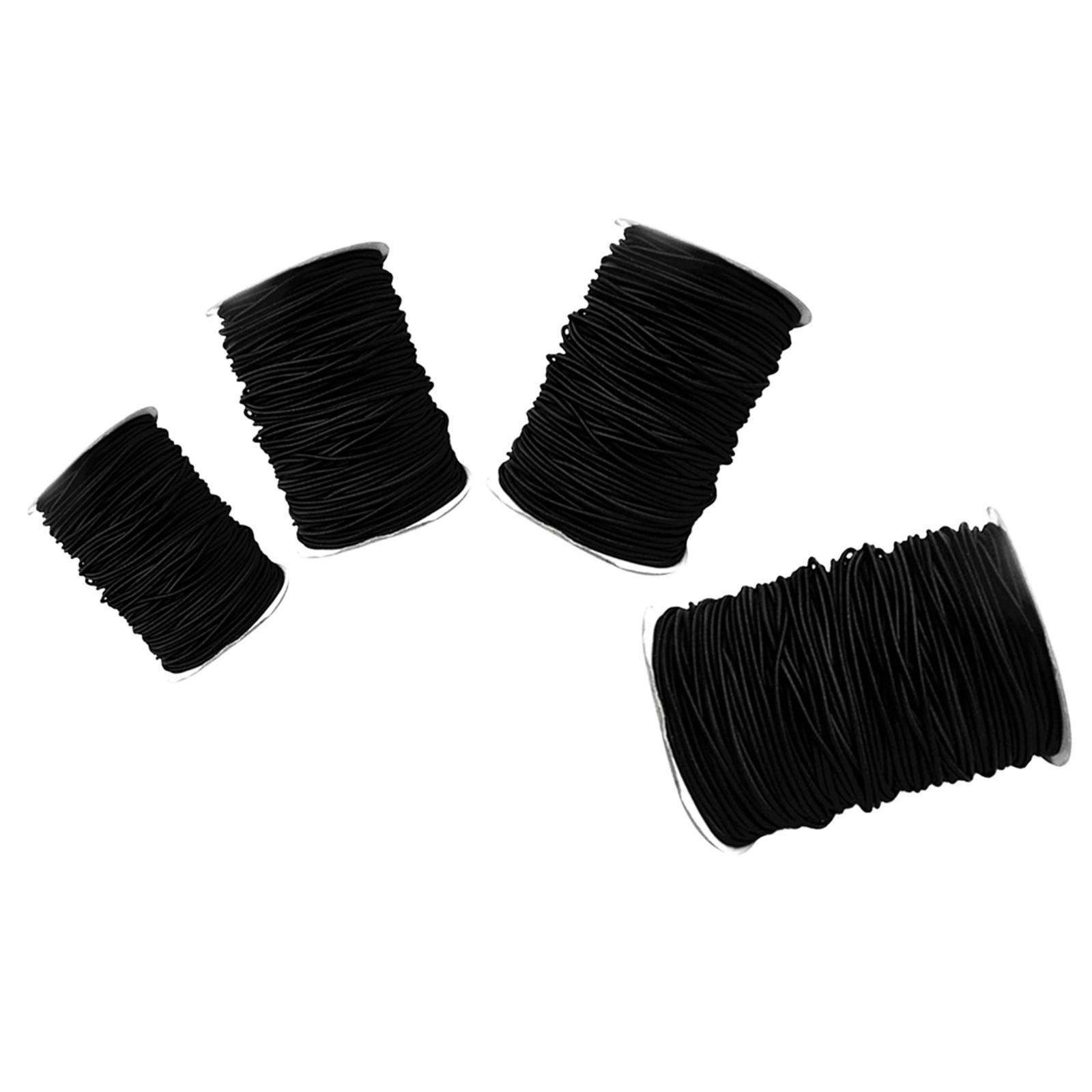 Heavy Duty 8mm Polyester Coated Rubber Elastic Bungee Rope Shock Cord ...