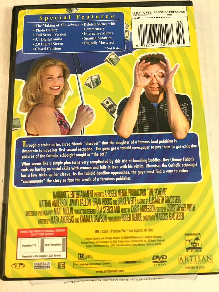 The Scheme Nathan Anderson Jimmy Fallon DVD Ships Same Day With ...