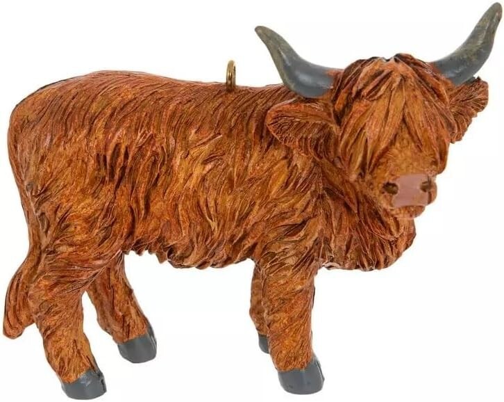 Fluffy Yak Ornament Christmas Tree Ornaments XMAS Gift Ideas Animal ...