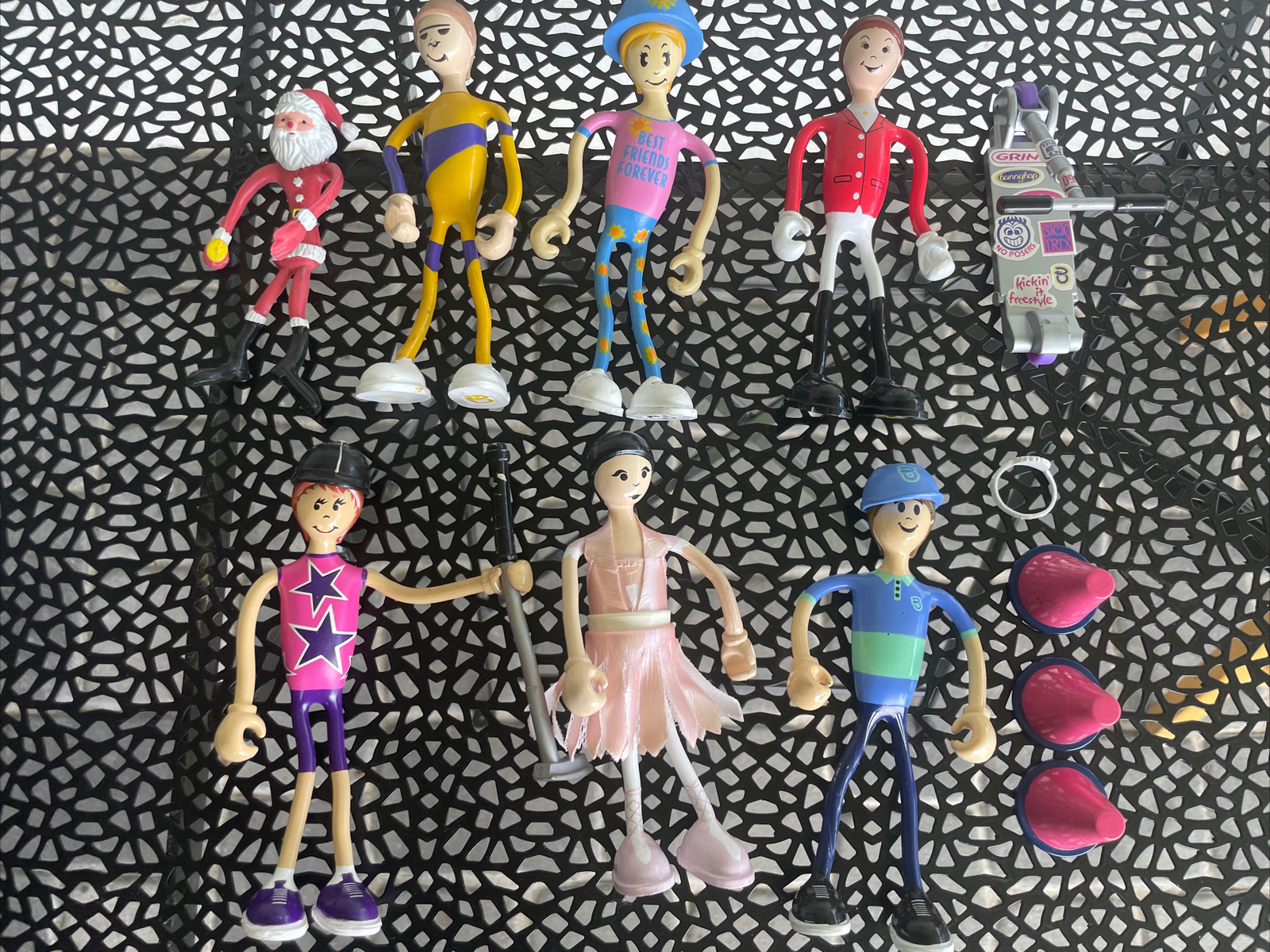 Lot Of Kid Galaxy Toy Figures Bendos Bendable Action Characters ...