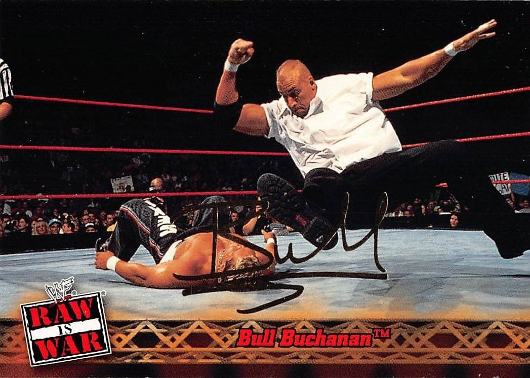 2001 FLEER WWF Raw is War "Bull Buchanan" #9 | eBay