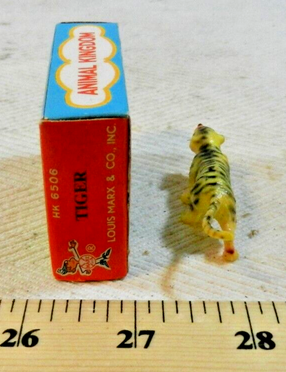 Marx Animal Kingdom Tiger in OB - Vintage Plastic Factory Painted Hong ...