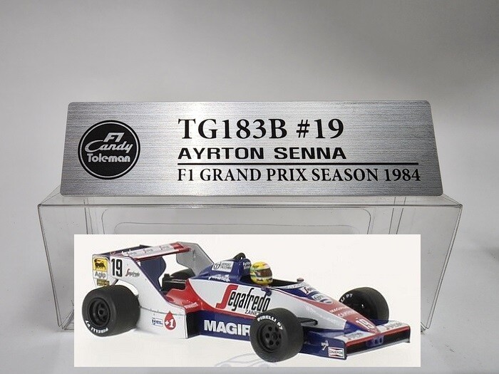 1/18 Ayrton Senna F1 Metal Name Plate Plaque fof Minichamps Autoart etc ...