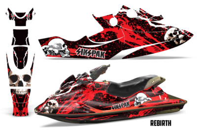 Decal Graphic Stickers for Sea Doo Jet Ski Bombardier GSX 96-99 Sikspak ...