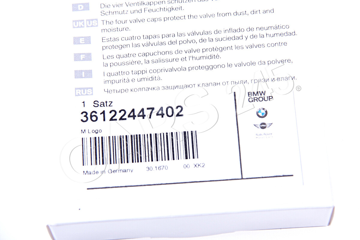 Genuine BMW M Performance Aluminium Tyre Valve Caps X4 36122447402 | eBay