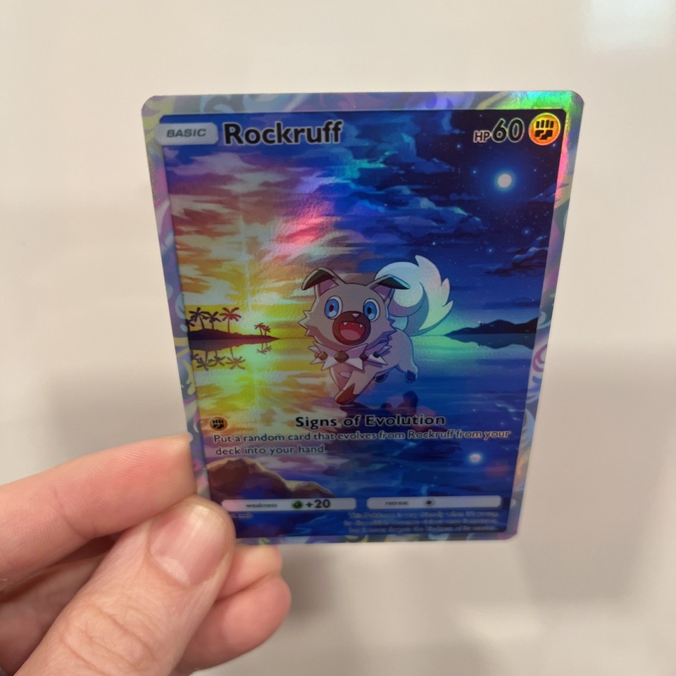 Rockruff Card Pokemon TCG Pocket -Printed Sharp! | Celestial Guardians ...