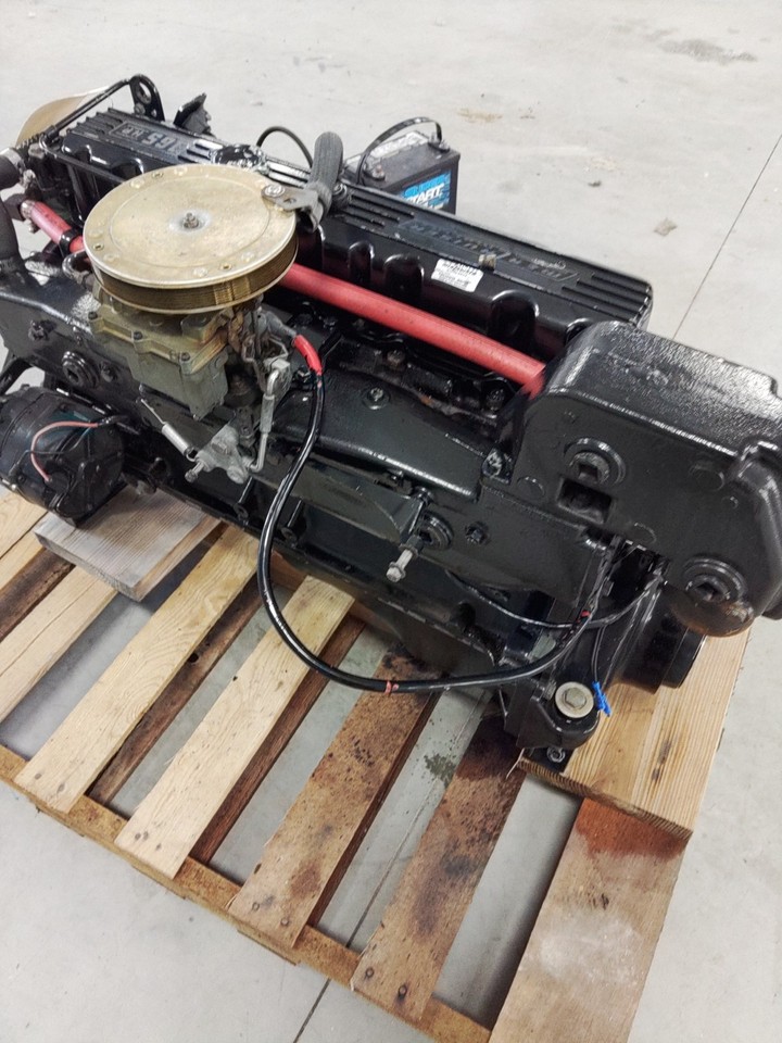 Mercruiser 165hp Inline 6cyl Complete Engine USED | eBay