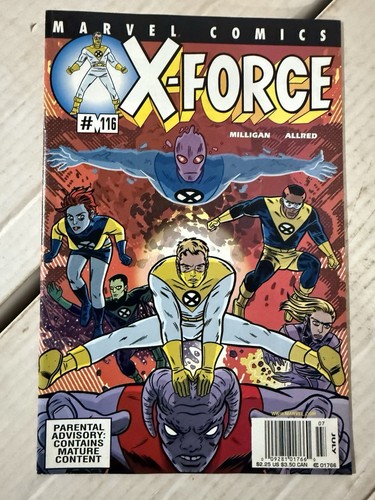 X-FORCE #116 (2001) 1st Doop App. Newsstand, Mike Allred High Grade MCU ...
