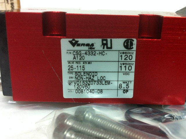 Versa Csg-4332-hc-a120 Valve Four-way 120v for sale online | eBay