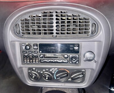 PLYMOUTH PROWLER DASHBOARD RADIO CENTER TRIM FRAME SURROUNDING OEM ...