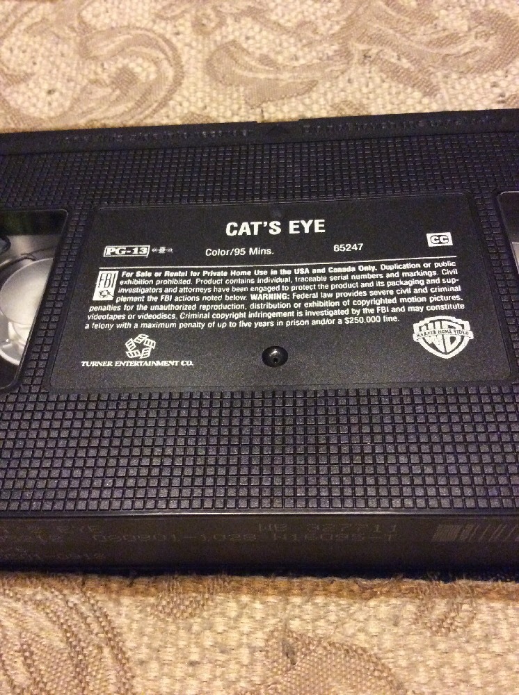 Cat's Eye VHS Movie Tape | eBay