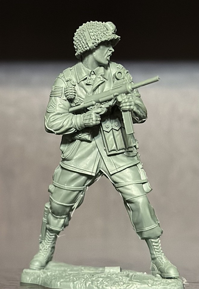 PLASTIC PLATOON US Airborne 3 sets Full collection Toy soldiers 1:32 ...