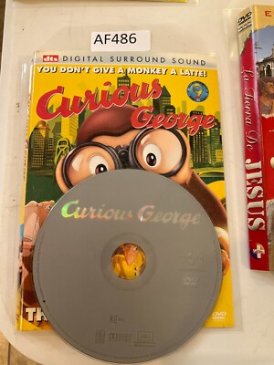 Curious George (DVD, 2006, No Case No Tracking #AF486 | eBay