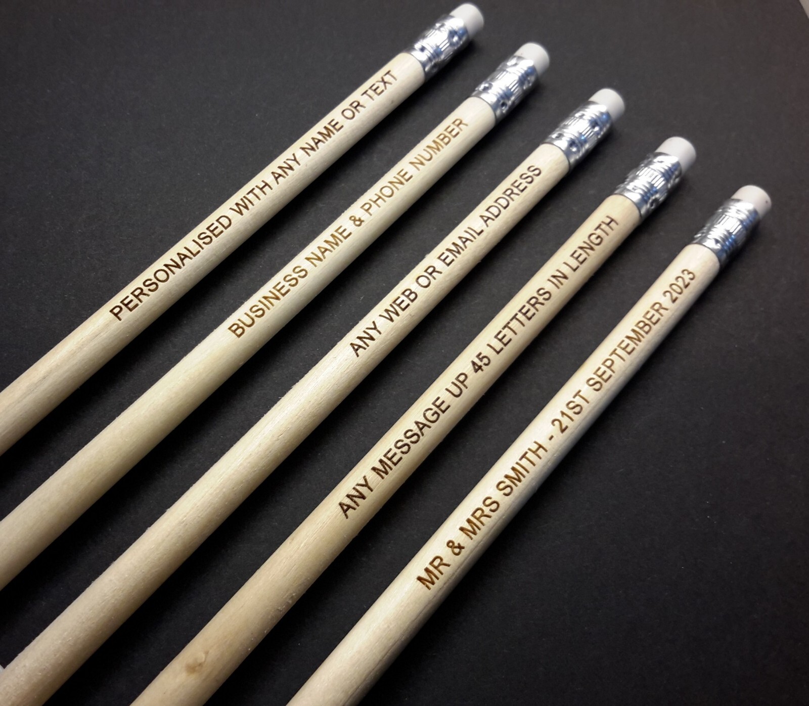 Personalised Engraved School Pencils - Any | Grelly UK