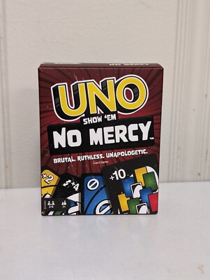 UNO Show Em No Mercy Card Game Brand New And Sealed! 194735220809| eBay
