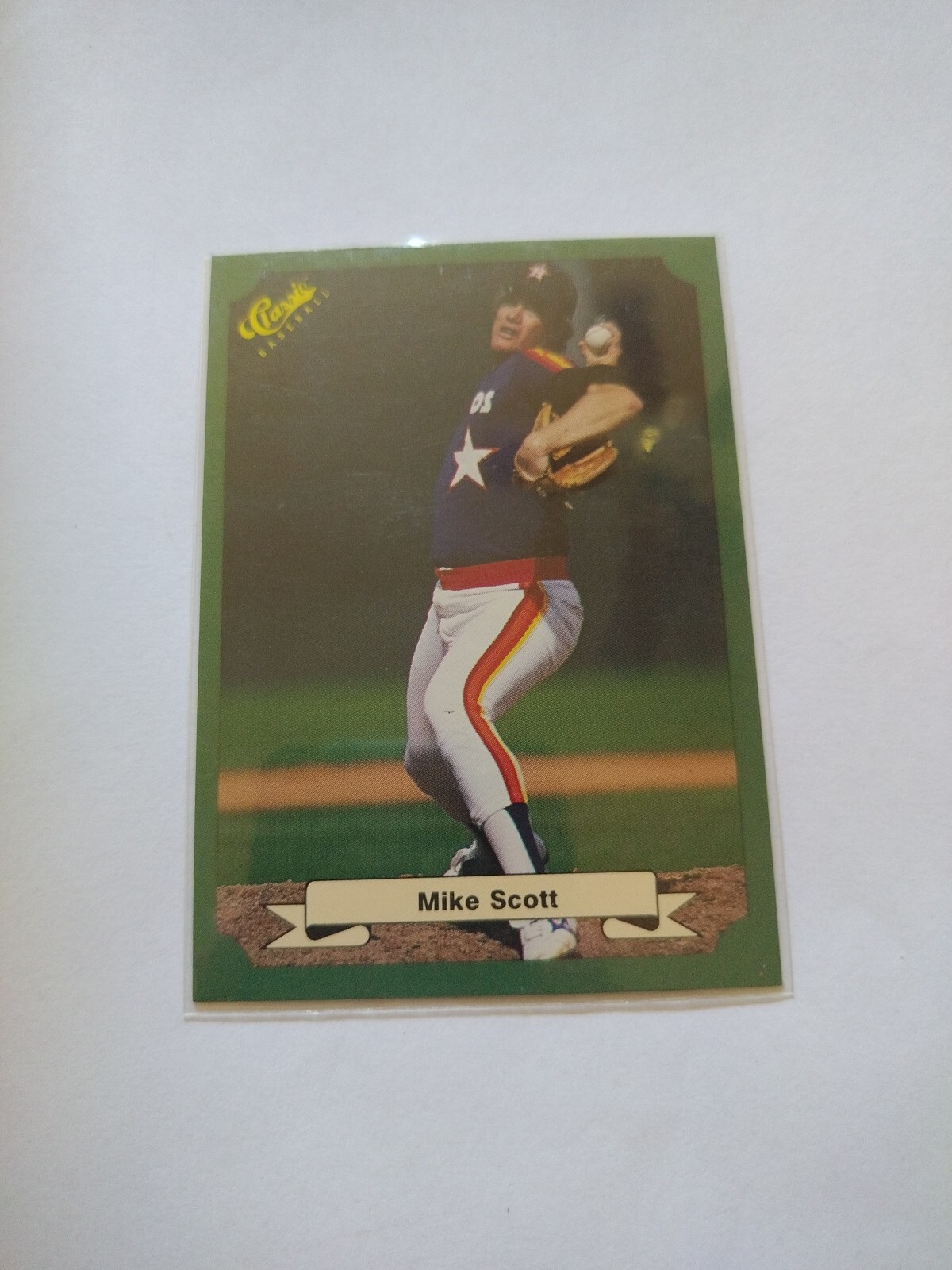 1987 Classic Baseball Board Game #81 Mike Scott Baseball Card Houston ...