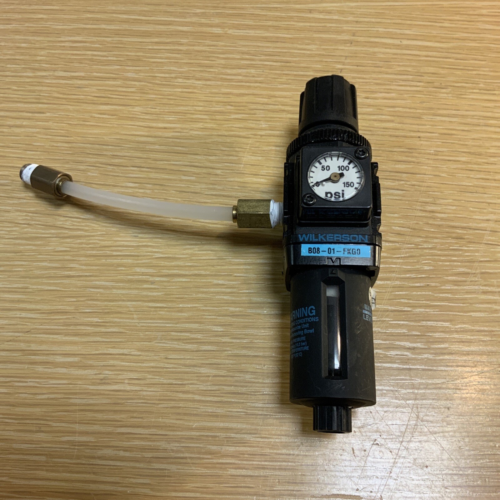 WILKERSON REGULATOR FILTER LUBRICATOR B08-01-FKG0 0-150 PSI L08-01-LK00 ...