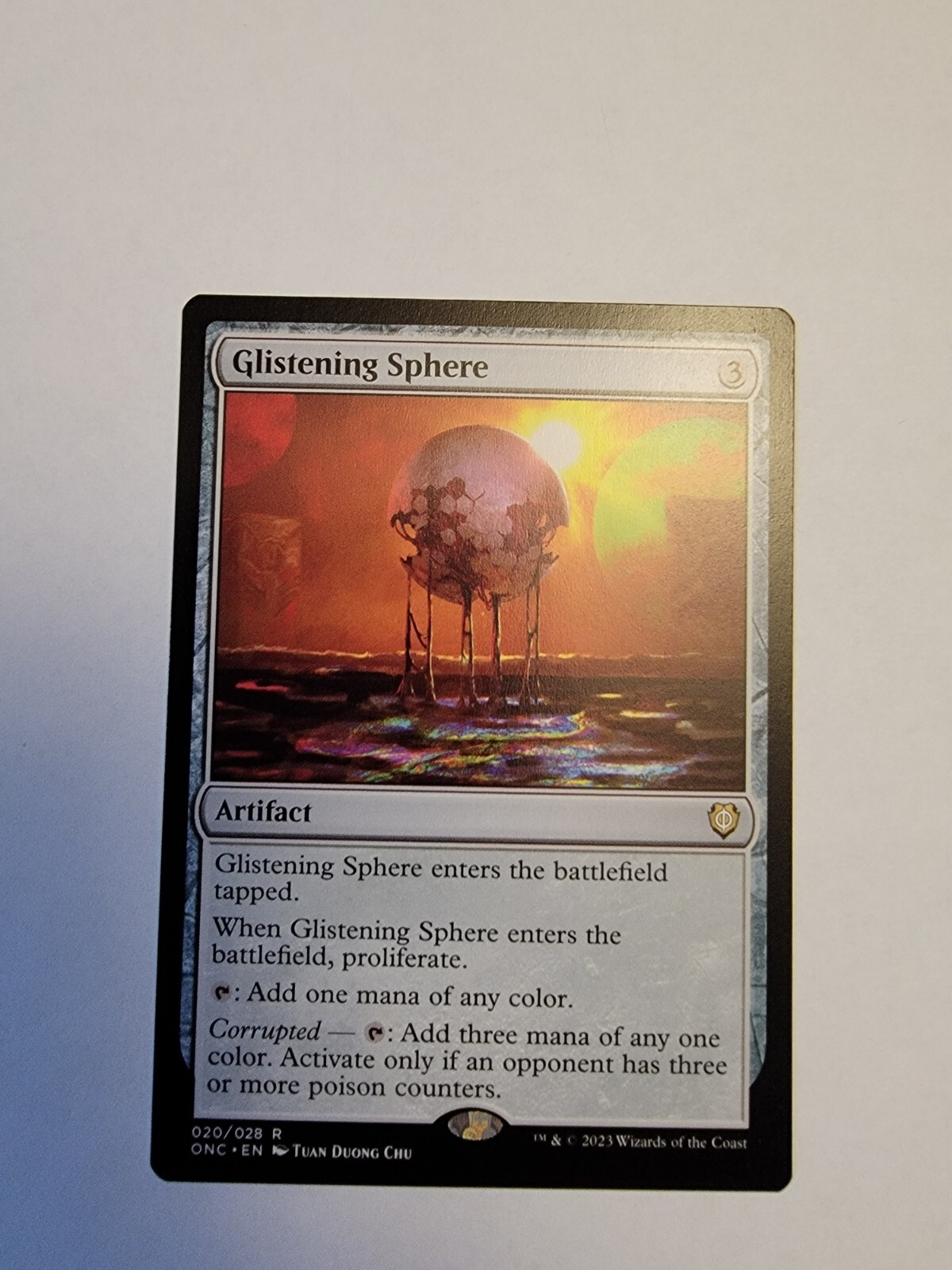 MTG Glistening Sphere Phyrexia: All Will Be One Commander 020/028 ...