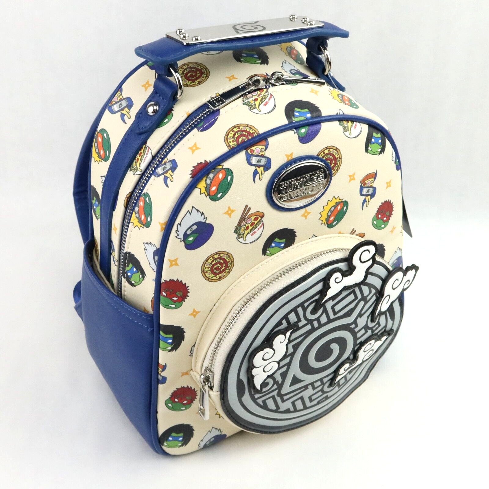 Naruto x Teenage Mutant Ninja Turtles Mini Backpack Shinobi Hidden Leaf ...