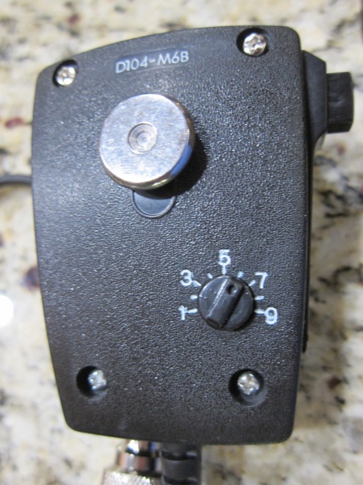 ASTATIC D-104-M6B 4 PIN HAND HELD POWER MICROPHONE for Cobra Uniden | eBay
