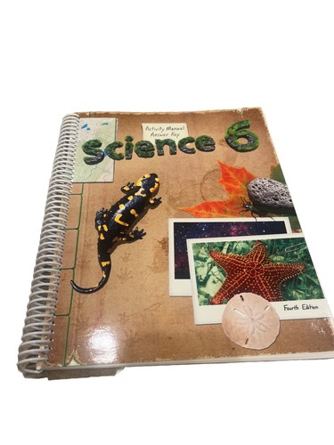 BJU Press Science 6 Activity Manual Answer Key. Fourth Edition | eBay