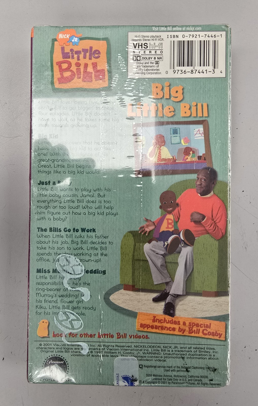 Little Bill - Big Little Bill (VHS, 2001) for sale online | eBay