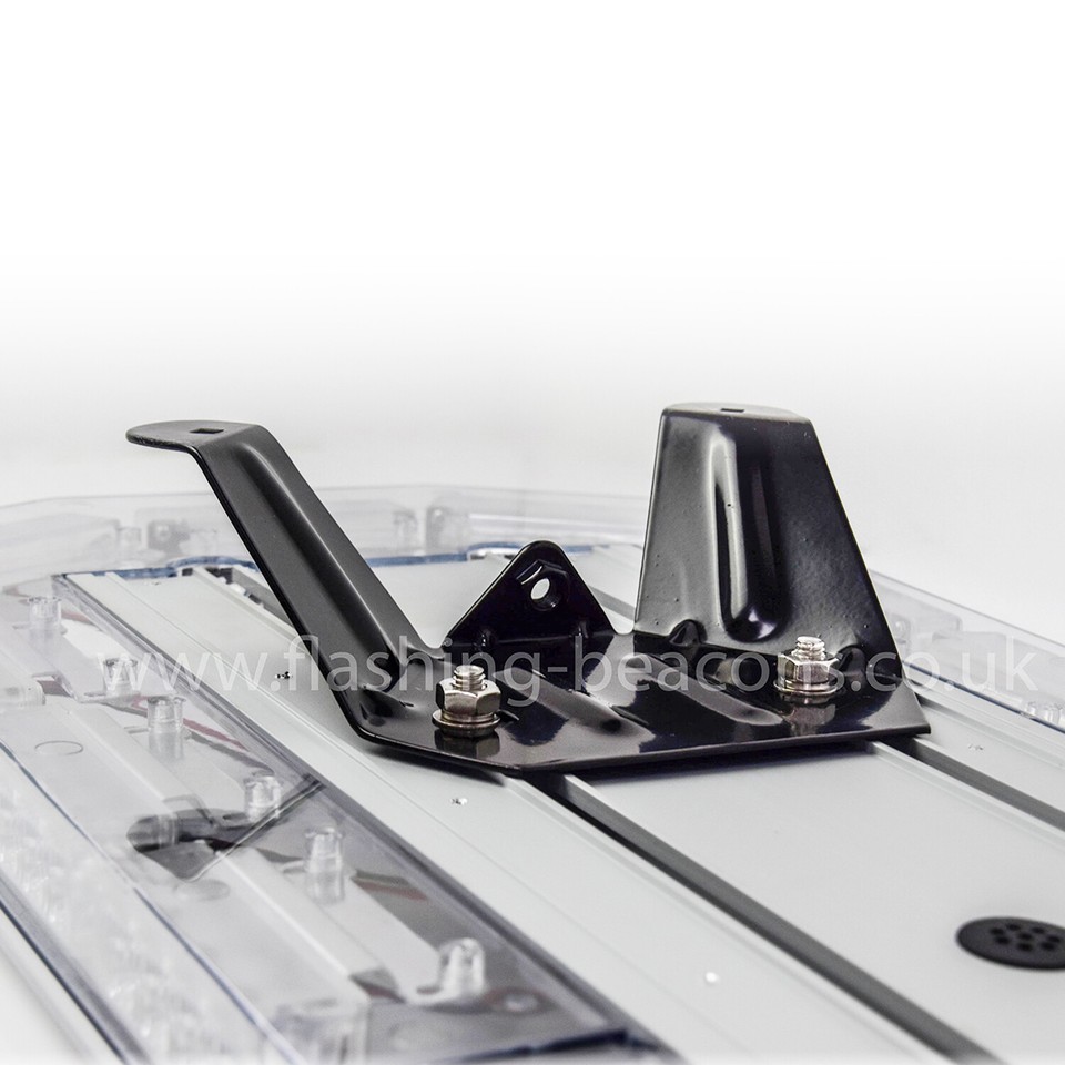 IC360 1200mm Amber LED Recovery Lightbar Flashing Beacon 24V Bolt Mount ...