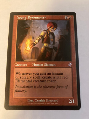Young Pyromancer NM RETRO Time Spiral: Remastered MTG | eBay