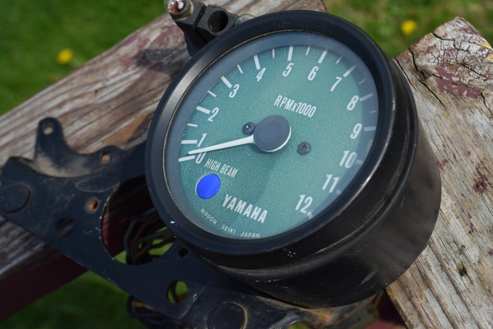 Yamaha 1976 76 XS360 XS 360 Tachometer Tach Gauge Works Vintage | eBay