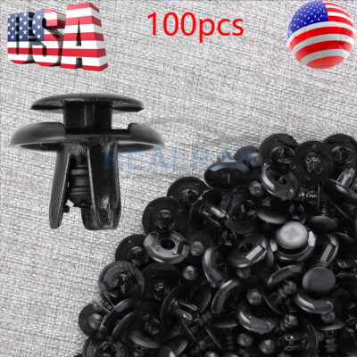 7mm Fender Splash Shield Clips Push Pin Fastener Retainer For Honda ...