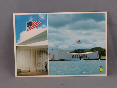 Vintage Postcard - USS Arizona Memorial Hawaii - Pineapple Prints | eBay